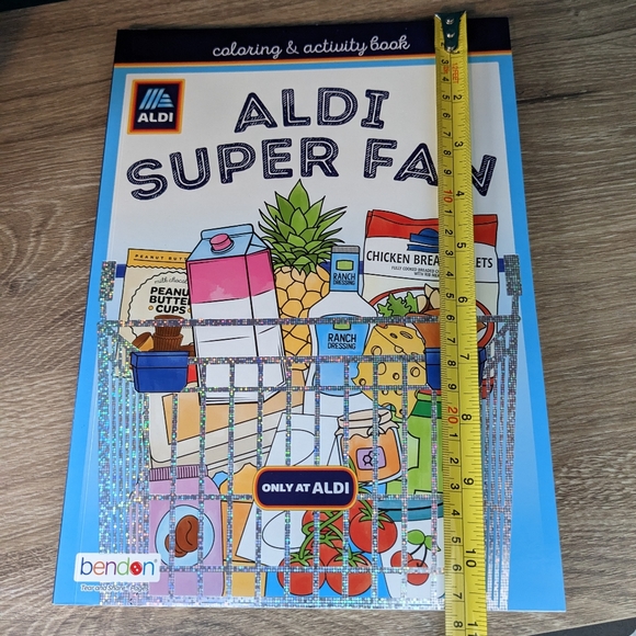Aldi | Office | Aldi Super Fan Adult Coloring And Activity Book | Poshmark